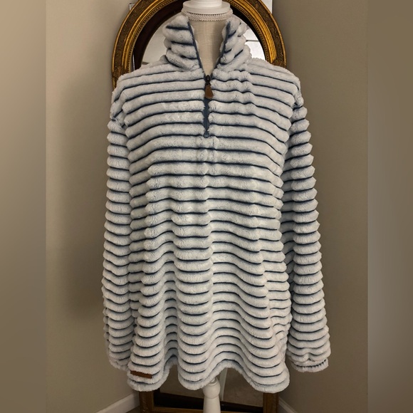 Simply Southern | Tops | Simply Southern Luxe Steel Quarter Zip ...